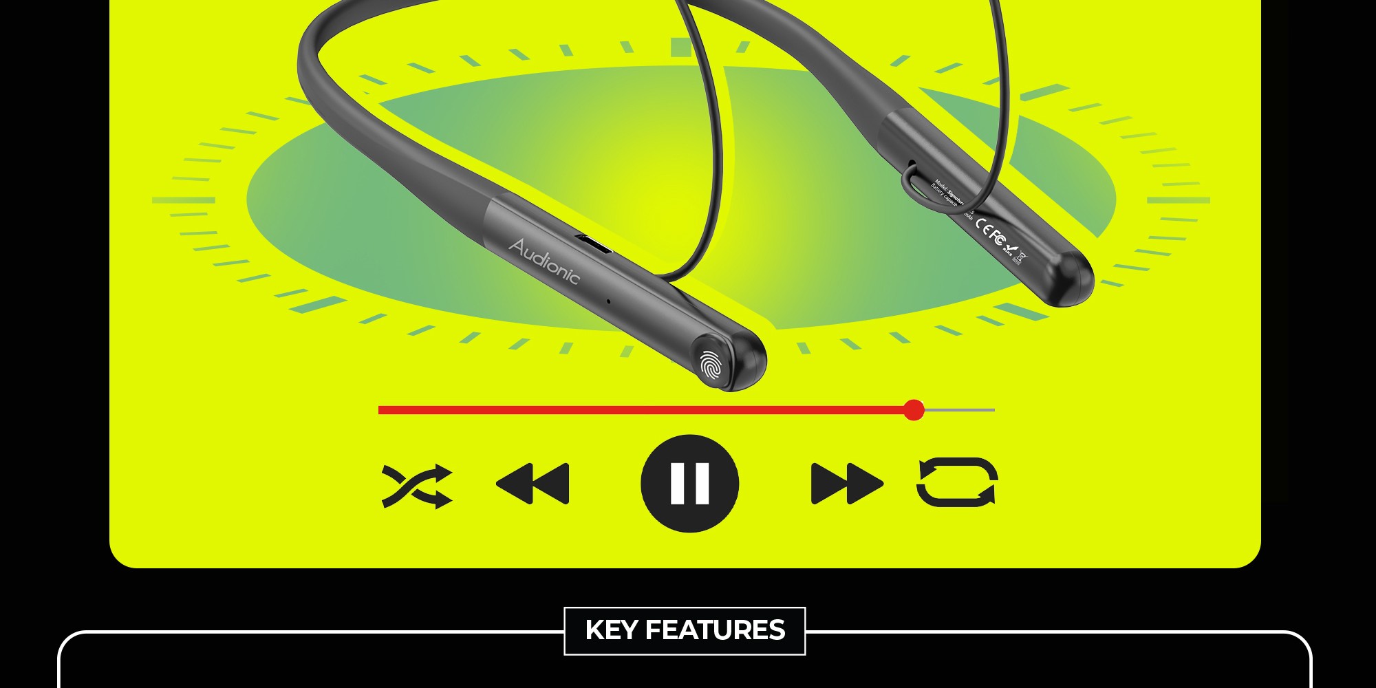 Audionic Airbud Signature N-25 Neckband Price in Pakistan 2025 | Priceoye