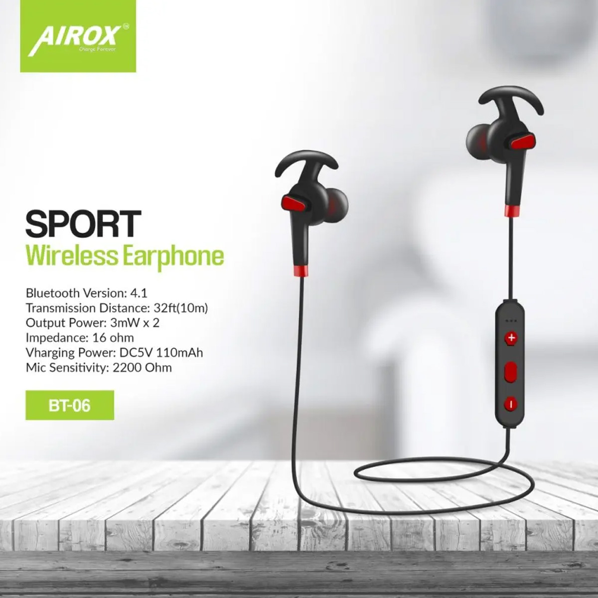 Airox Bluetooth Neck Band BT06 Price in Pakistan 2026 | Priceoye